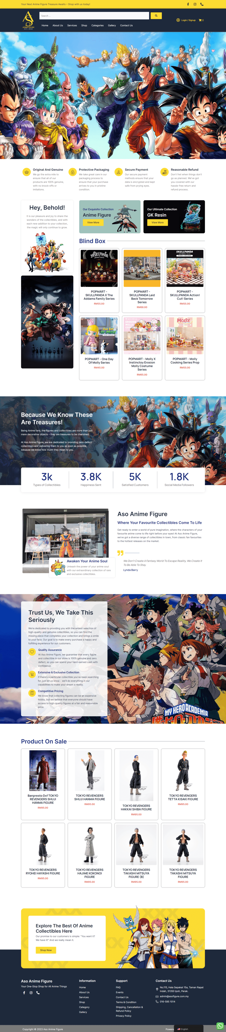 ASO Anime Figure - Web Design Malaysia